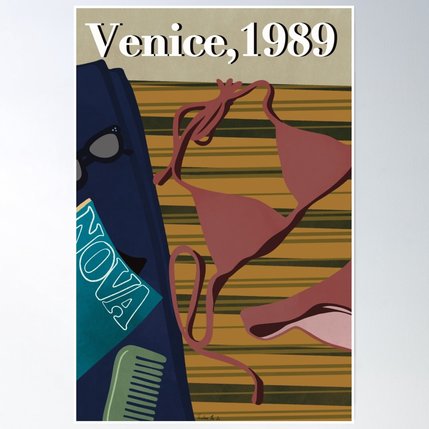 Bloom Theory Summer In Venice Poster Wall Art, Modern Wall Decor, 24x36 ...