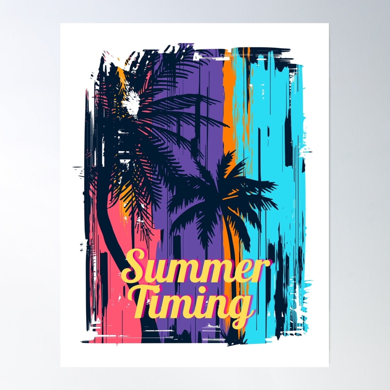 Bloom Theory Summer Timing Poster Wall Art, Modern Wall Decor, 8x12 ...