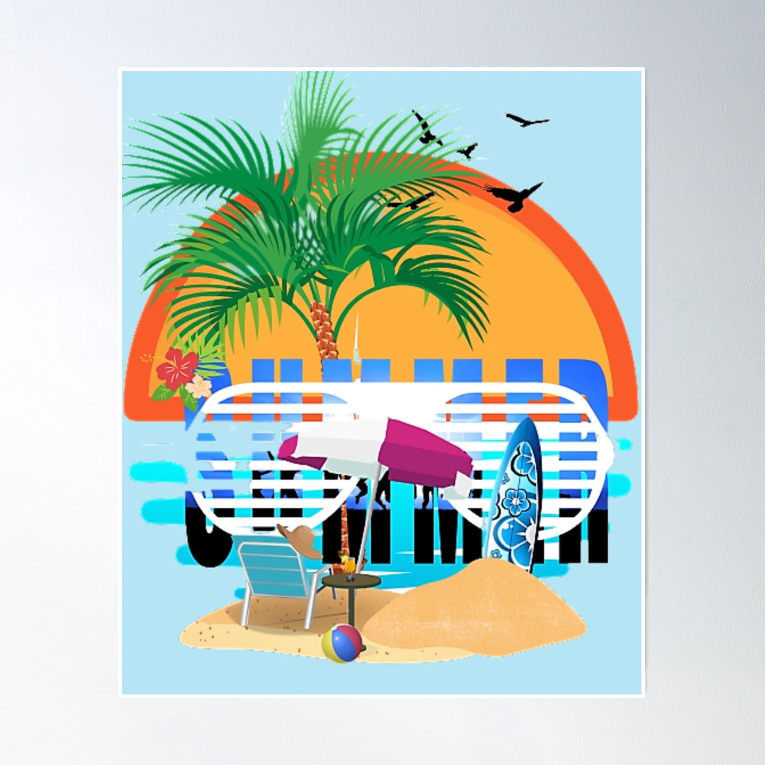 Bloom Theory Summer Vacation Time Ever, The Beach Is Calling For Fun ...