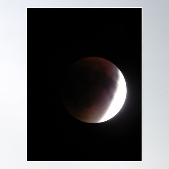 Bloom Theory Supermoon Eclipse Poster Wall Art, Modern Wall Decor ...