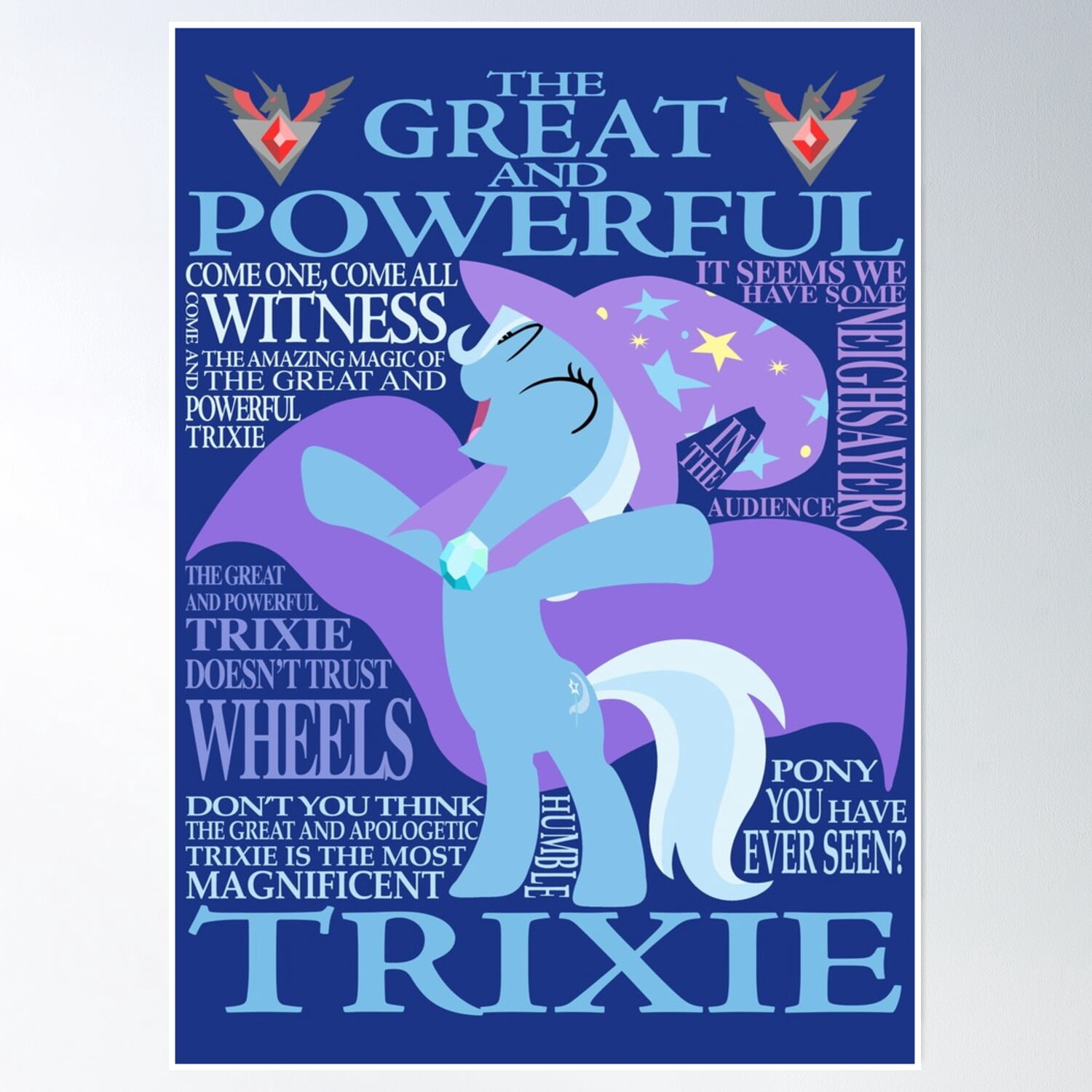 Bloom Theory The Great And Powerful Trixie Poster Wall Art, Modern Wall ...