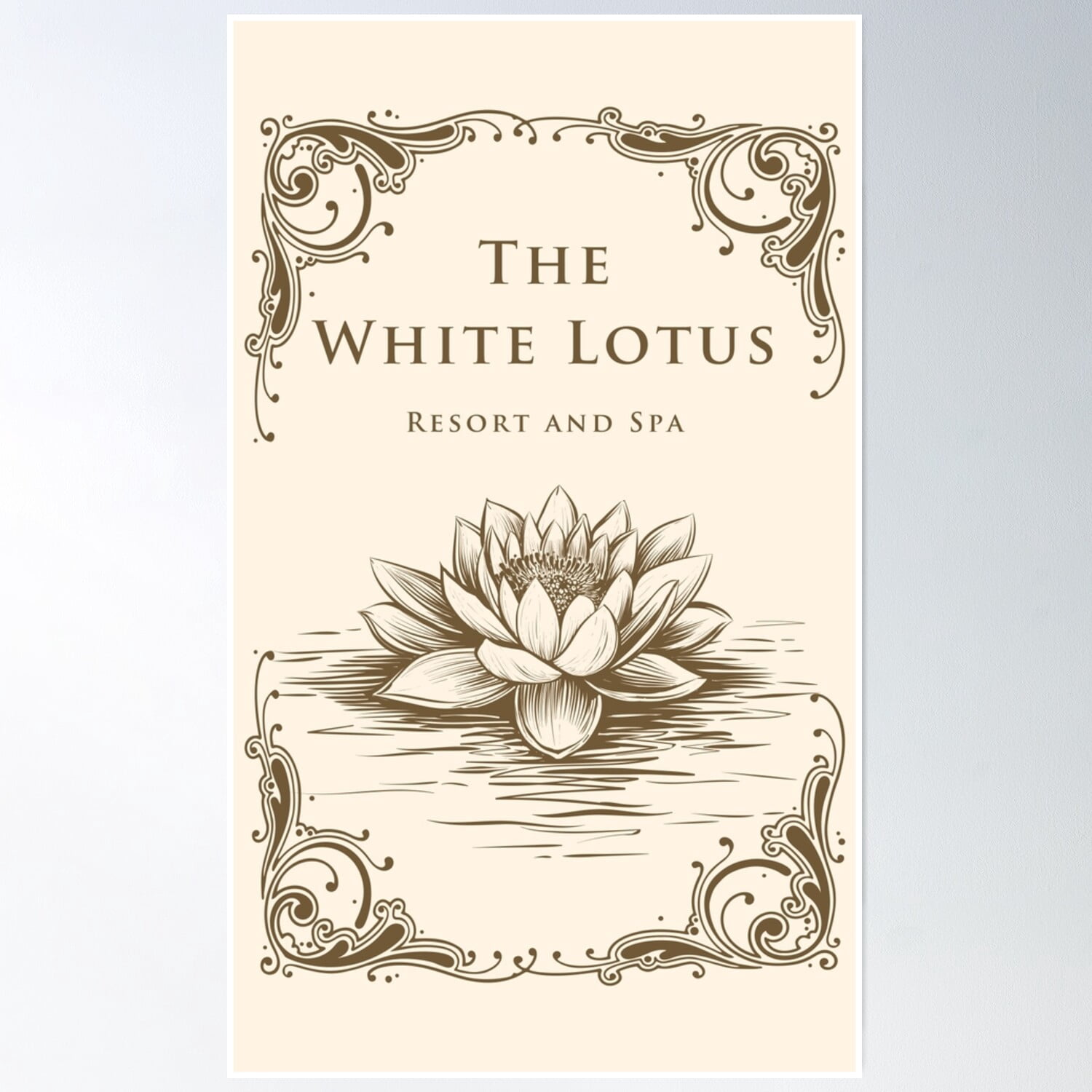 Bloom Theory The White Lotus Series Merch Poster Wall Art, Modern Wall ...