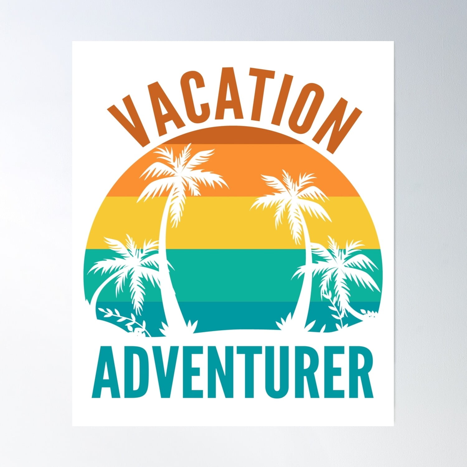 Bloom Theory Vacation Adventurer Poster Wall Art, Modern Wall Decor ...