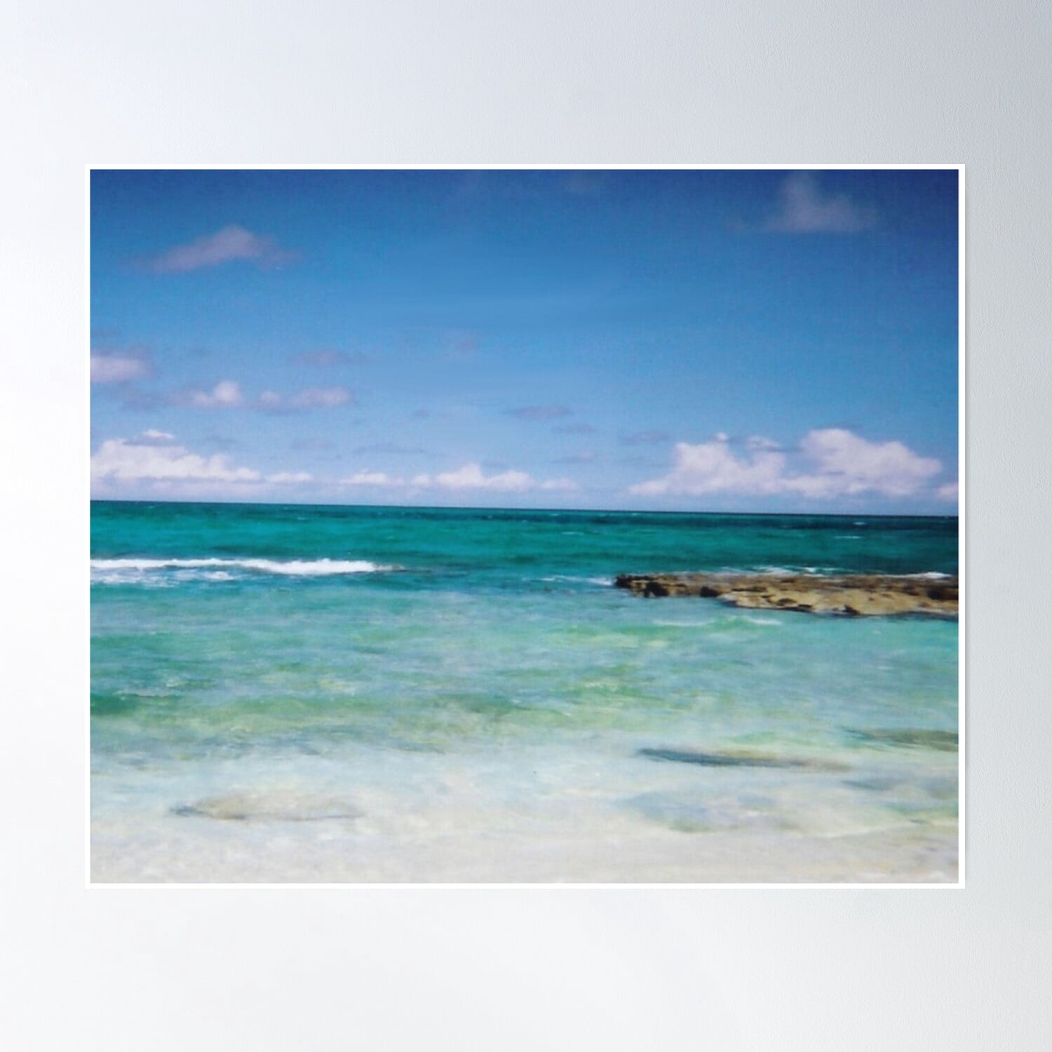 Bloom Theory Vacation Beaches Poster Wall Art, Modern Wall Decor, 8x12 ...