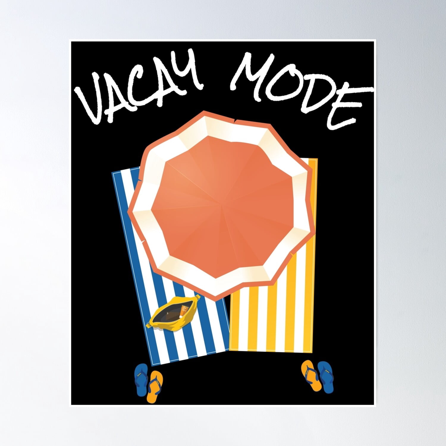 Bloom Theory Vacay Mode, Vacation Mode, Family Vacation Poster Wall Art ...