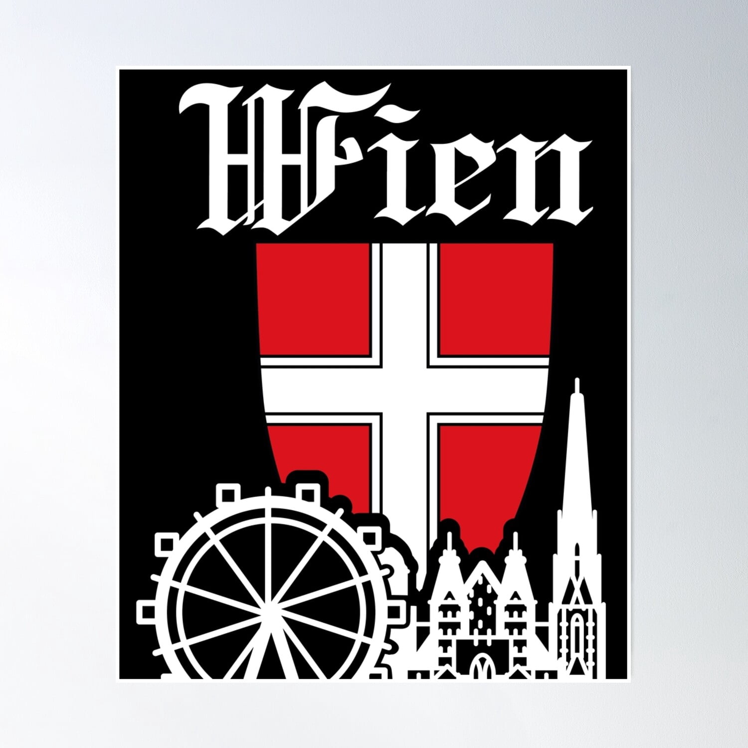 Bloom Theory Vienna Skyline Austria Ferris Wheel Prater Stephansdom ...
