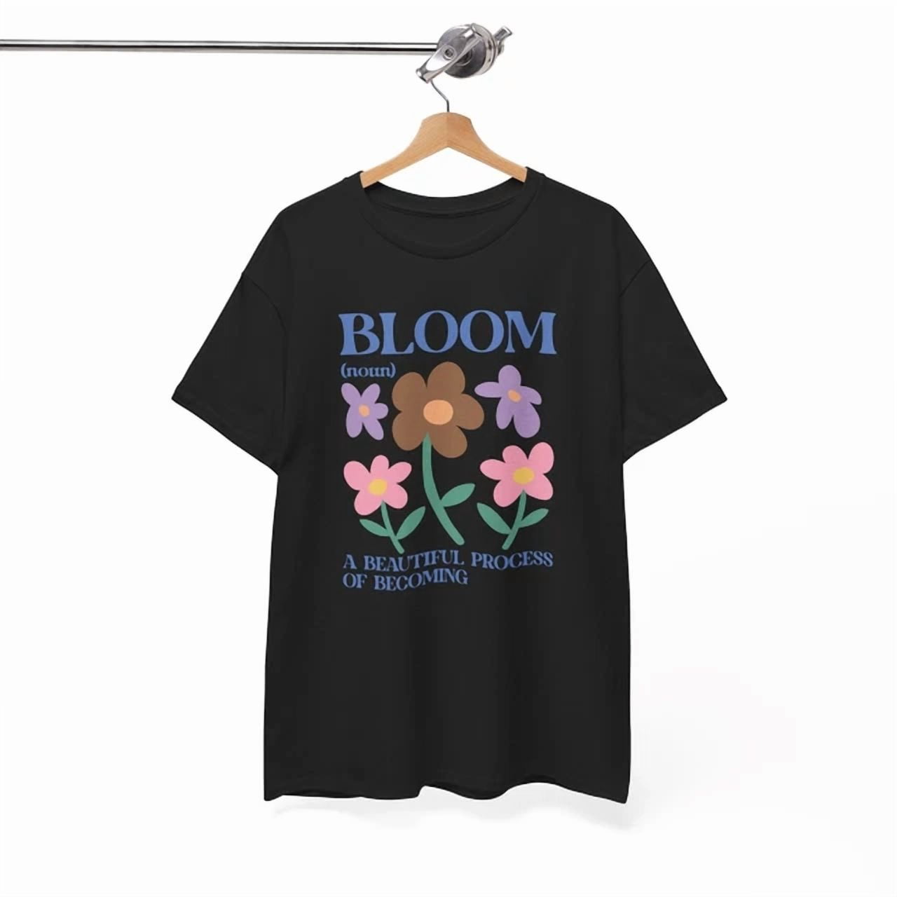 Bloom Tropical Floral T-Shirt Exotic Flower Tee For Summer & Beach ...