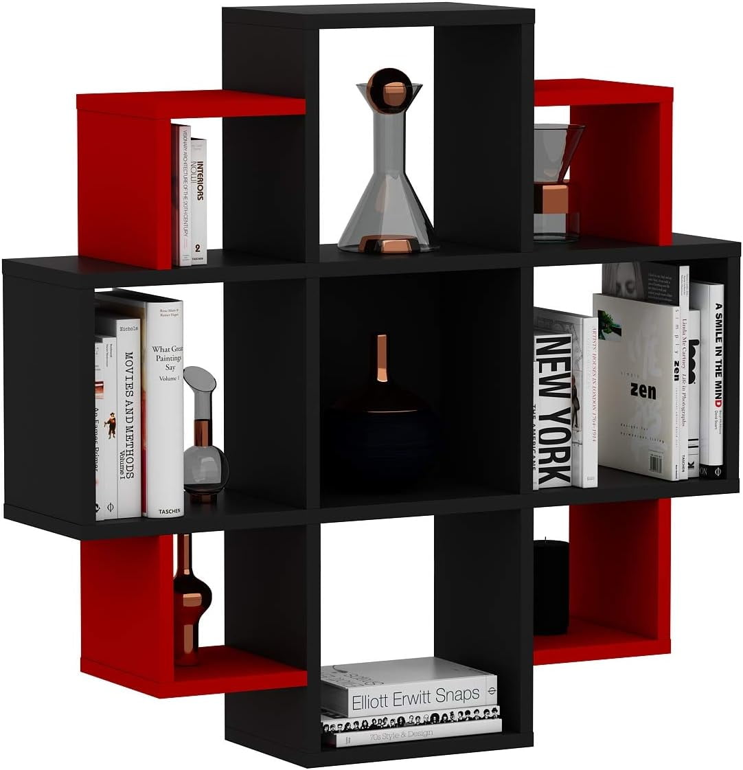 Bloom Wall Shelf - Bookcase - Book Shelf - Floating Shelf for Living ...