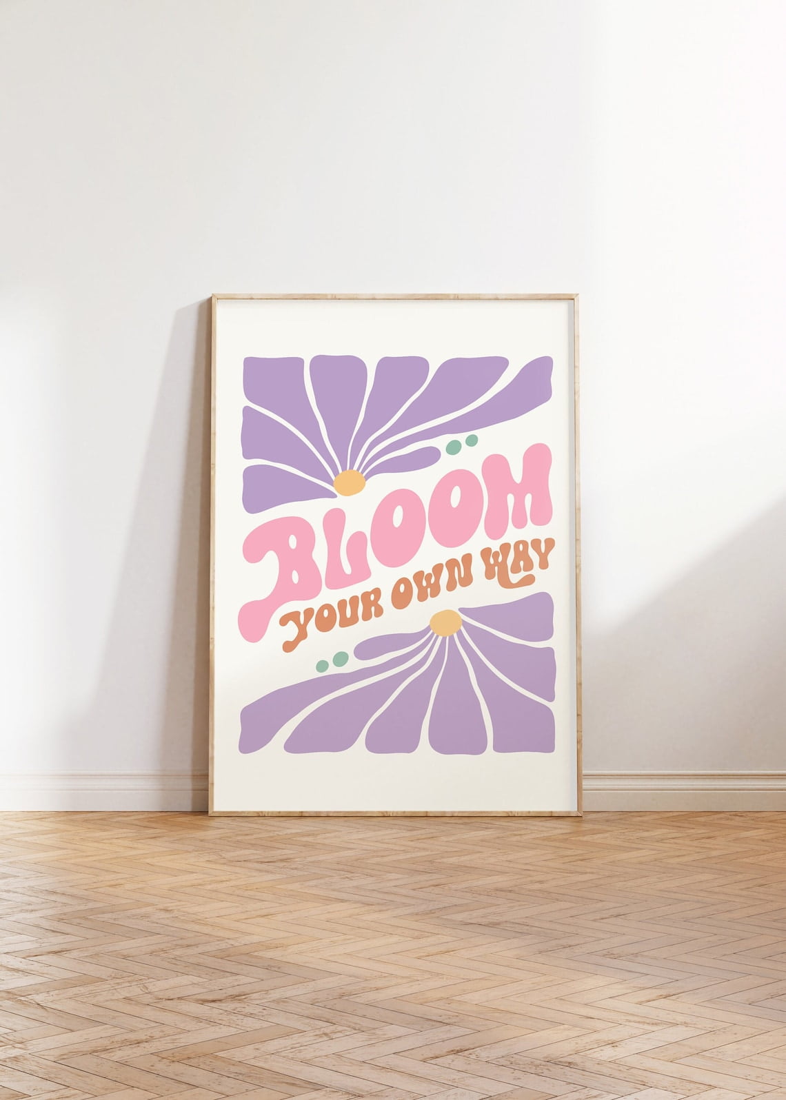 Bloom Your Own Way Poster, Self Love Poster, Positive Quote Poster ...