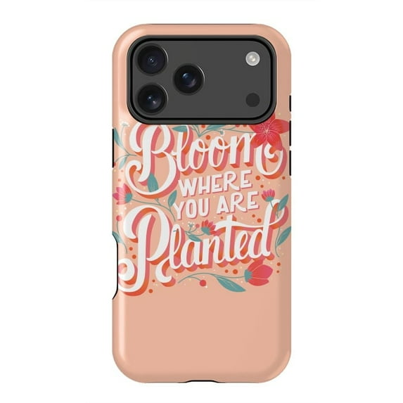 Bloom Where You Are Planted Light iPhone Case for iPhone 17 to 11 Pro ...