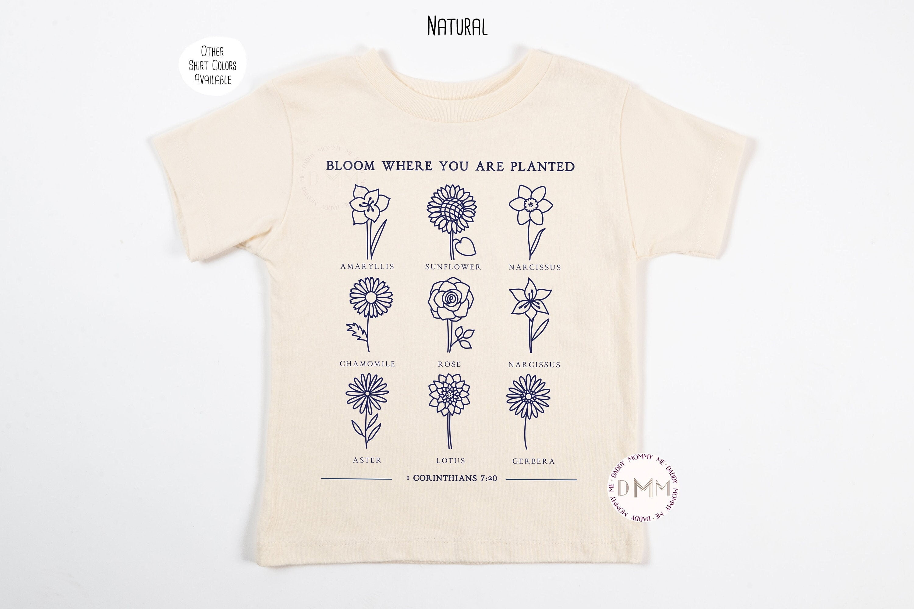 Bloom Where You Are Planted Toddler T-Shirt, Corinthians Bible Verse ...