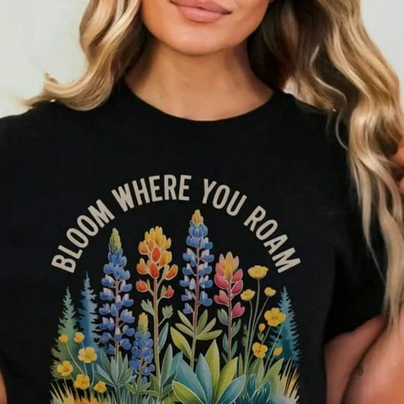 Bloom Where You Roam Colorado T-S1Hirt, Comfort Wildflower T1EE, R1OCky ...