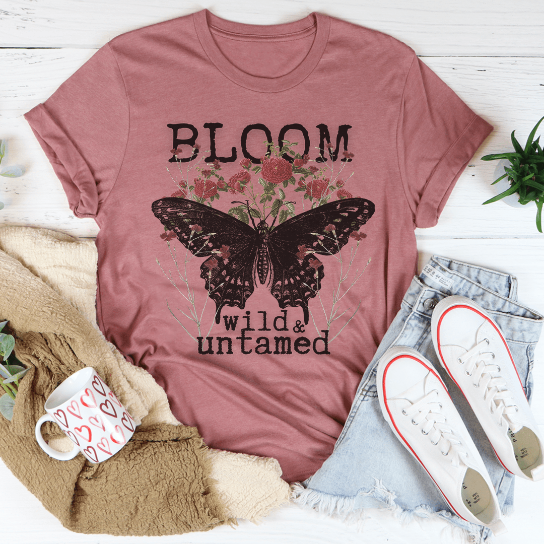 Bloom Wild Untamed Tee Peachy Sunday T-Shirt - Walmart.com