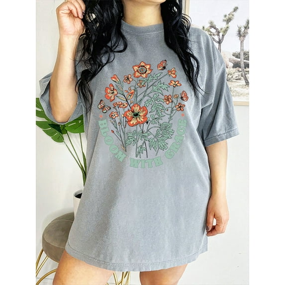 Bloom With Grace T-Shirt - Walmart.com