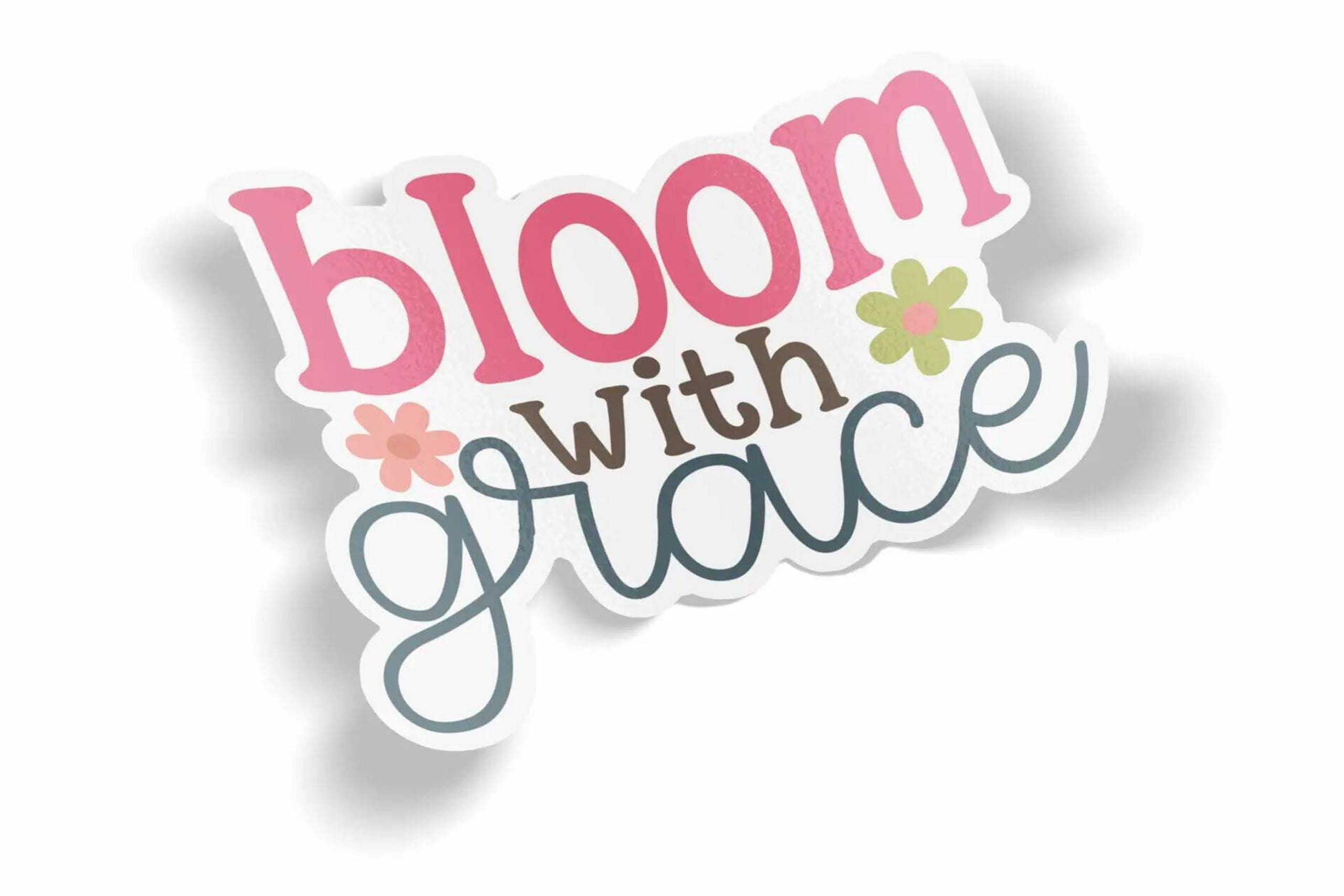 Bloom With Grace Waterproof Sticker - Walmart.com
