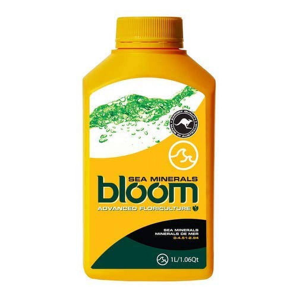 Bloom Yellow Bottles Sea Minerals - 1L - Walmart.com