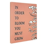 Bloom and Grow 6.5X8.5 Mauve Botanical Canvas Art - Walmart.com