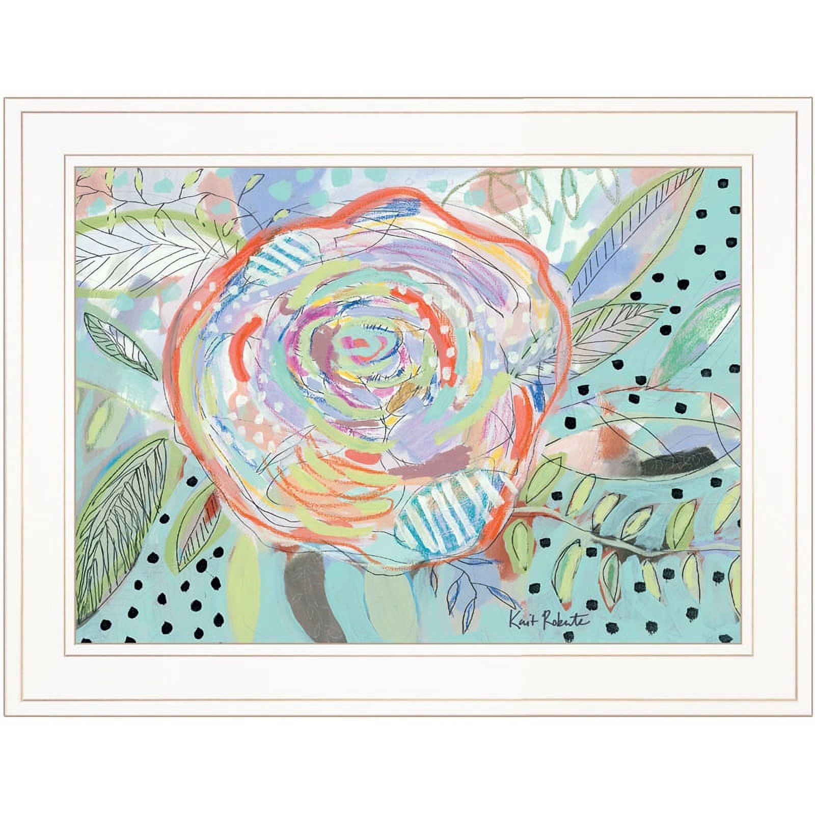 Bloom for Yourself by Kait Roberts Framed Print Wall Art Wood Multi ...