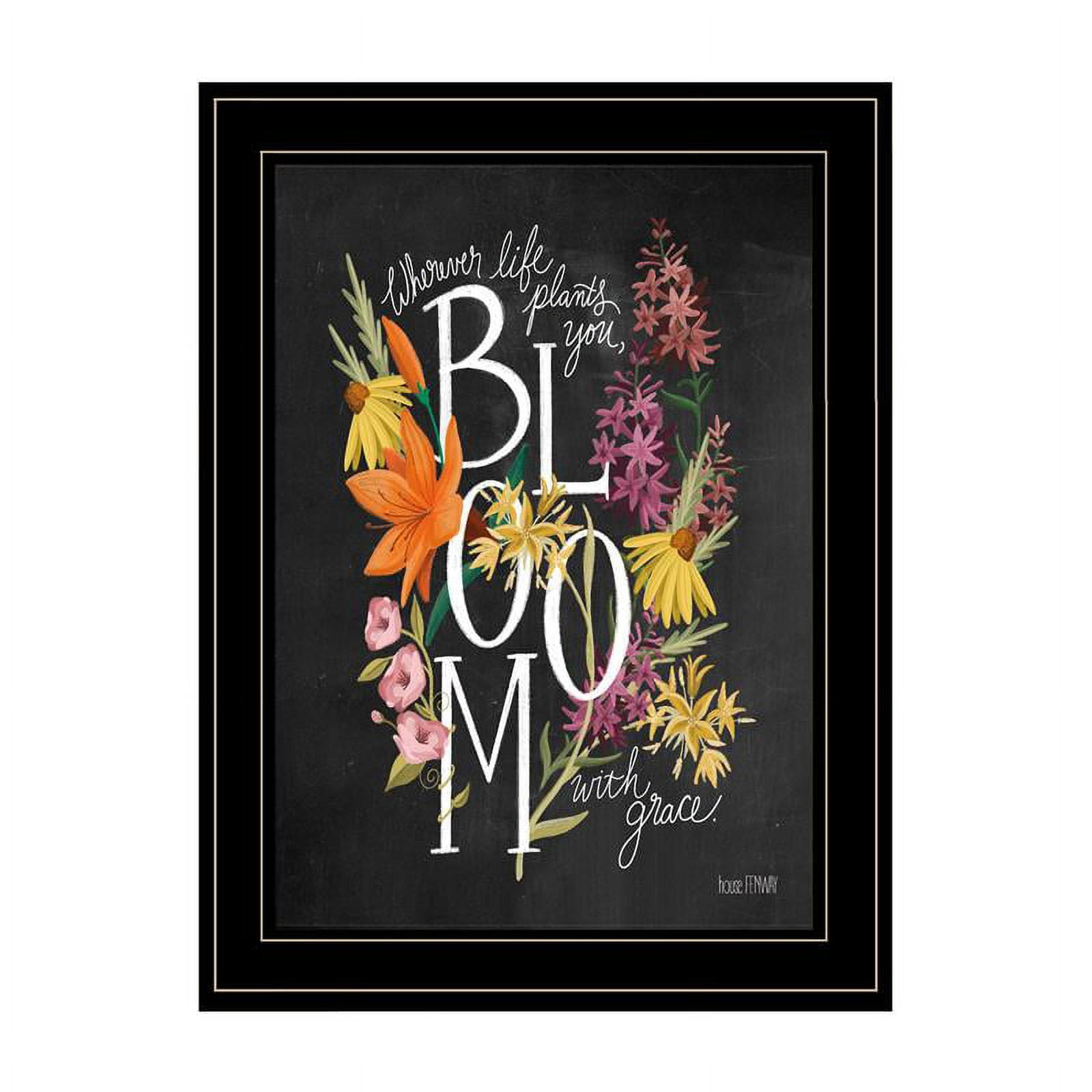 Bloom with Grace by HOUSE FENWAY Print Wall Art Wood Multi-Color ...