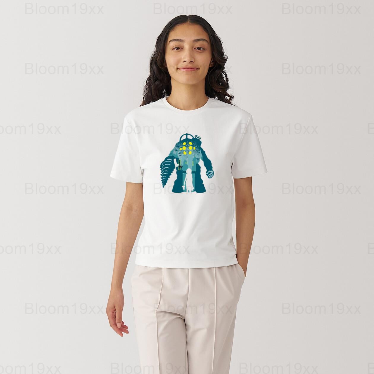 Bloom1999 Welcome To Rapture Bioshock Game City Underwater Dystopia Phrase T Shirt, for unisex ...