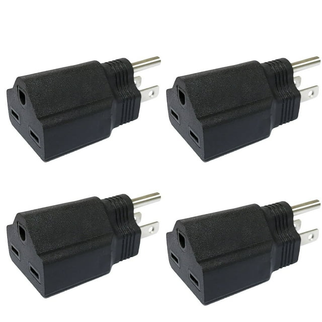 BloomGrow 220V / 240V to 110V / 120V Plug Adapter Electrical Converter ...