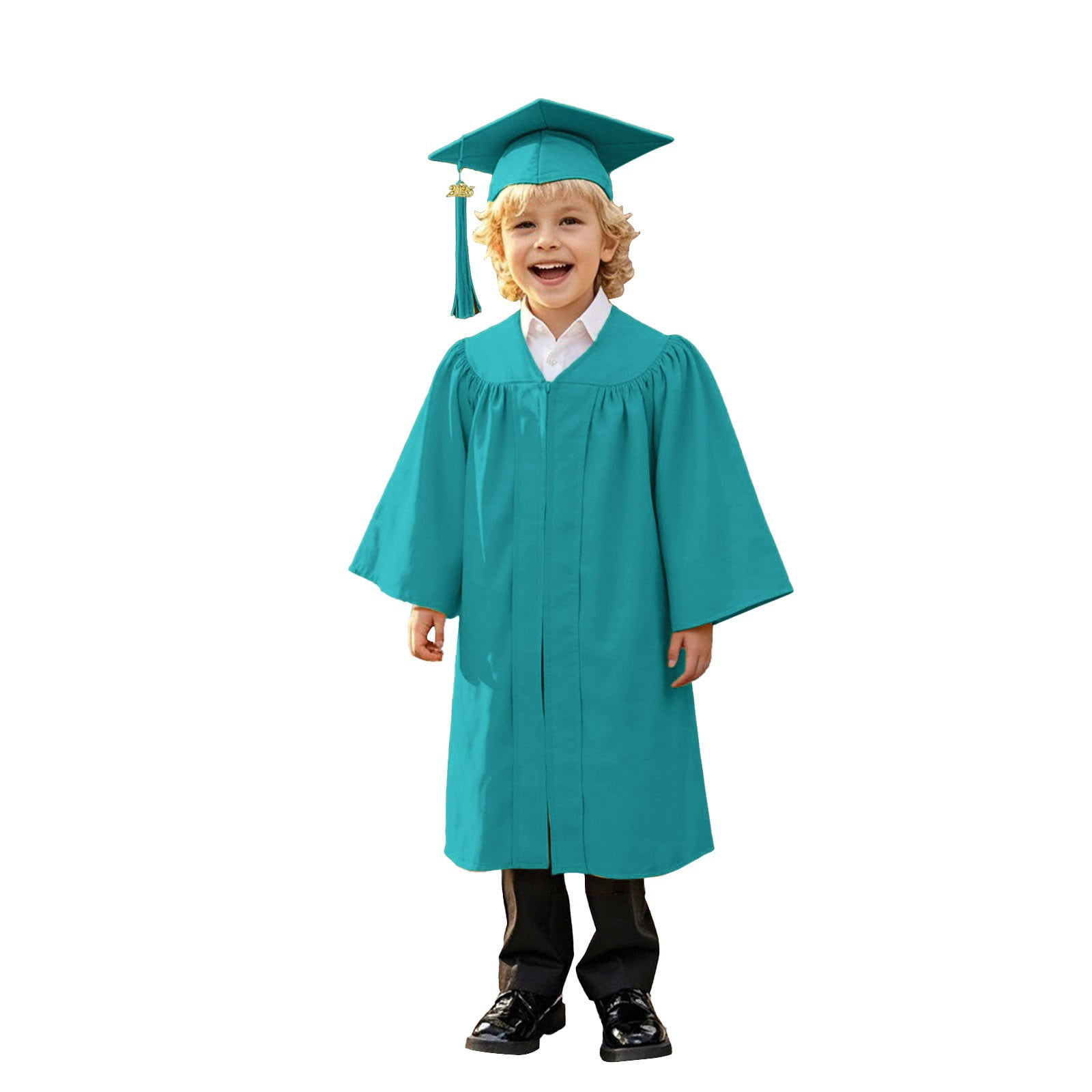 BloomJoy 2-12T Kindergarten Graduation Cap and Gown Class of 2025 Charm ...
