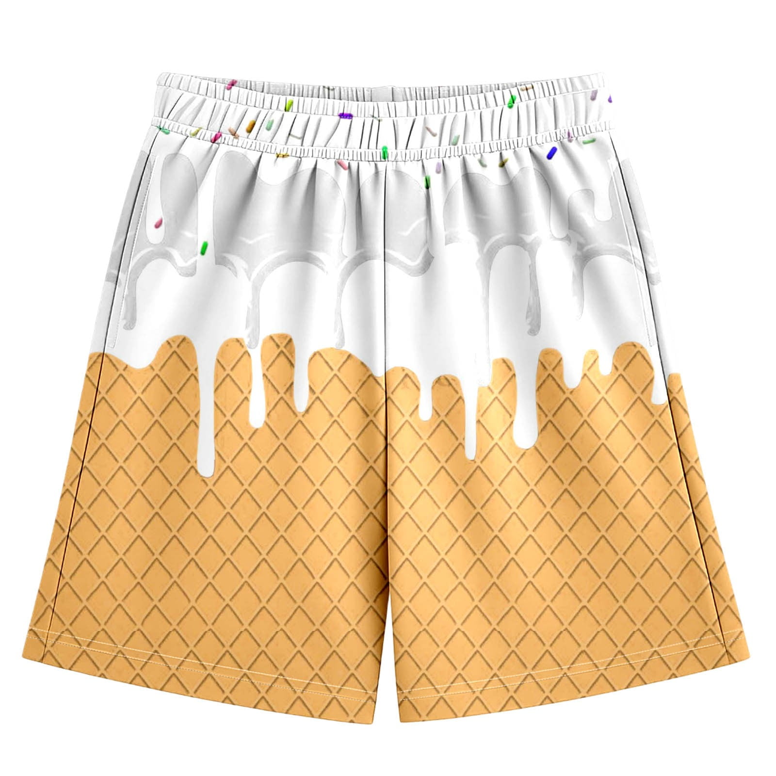 BloomJoy Little Kid ce Cream Shorts Boy Girl 2-14T Summer Beach Preppy ...