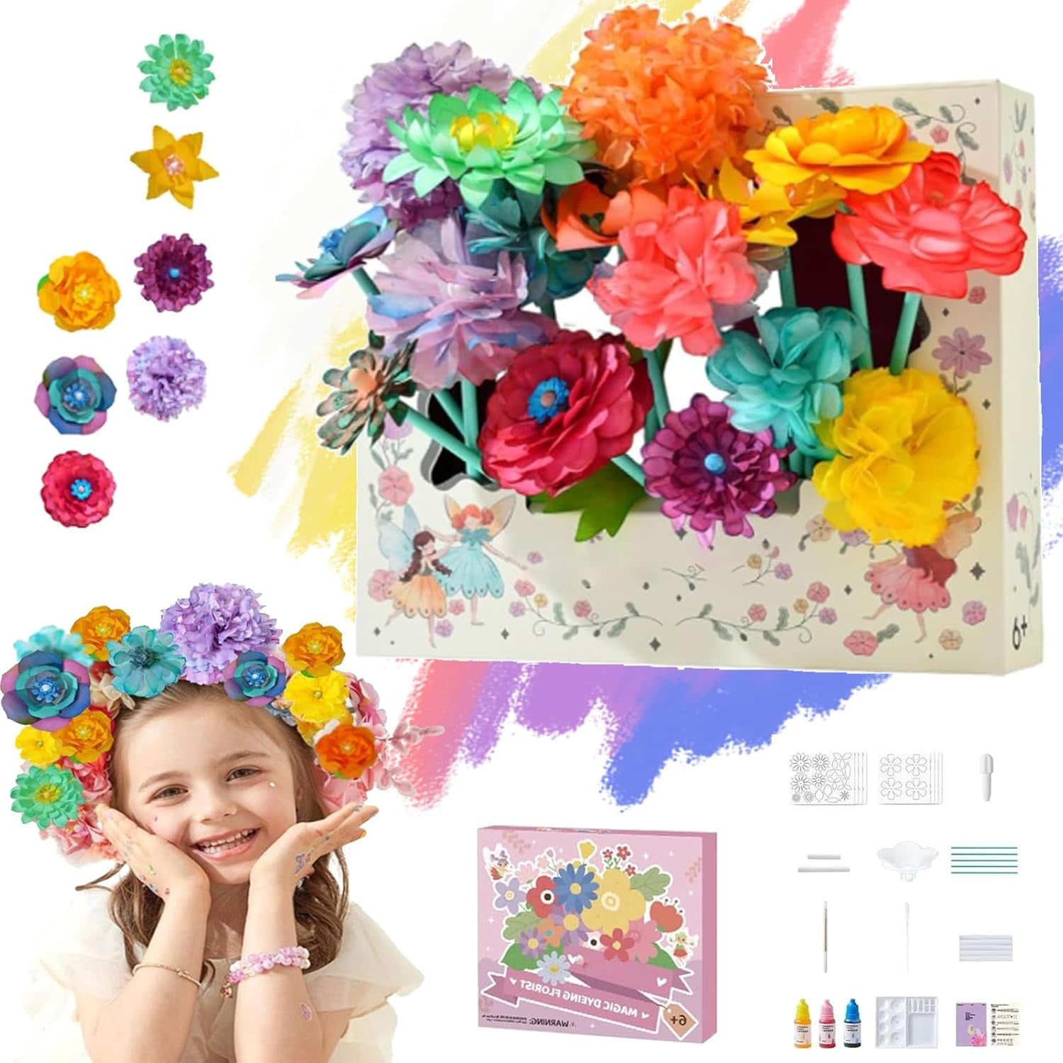 BloomJoy Magic Petal Flower Art Kit, Bloom Joy Magic Petal Flower Kit ...