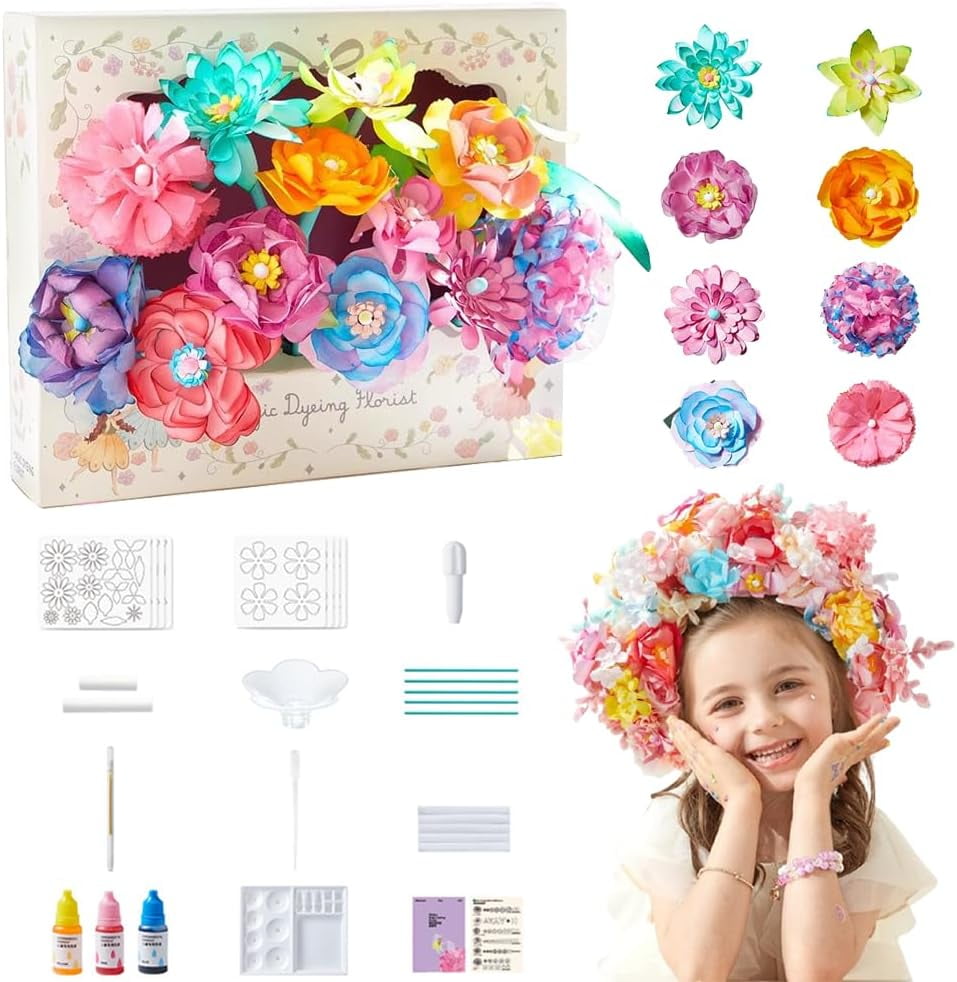 BloomJoy Magic Petal Flower Art Kit, Flower Bouquet Craft Kit, Fun ...
