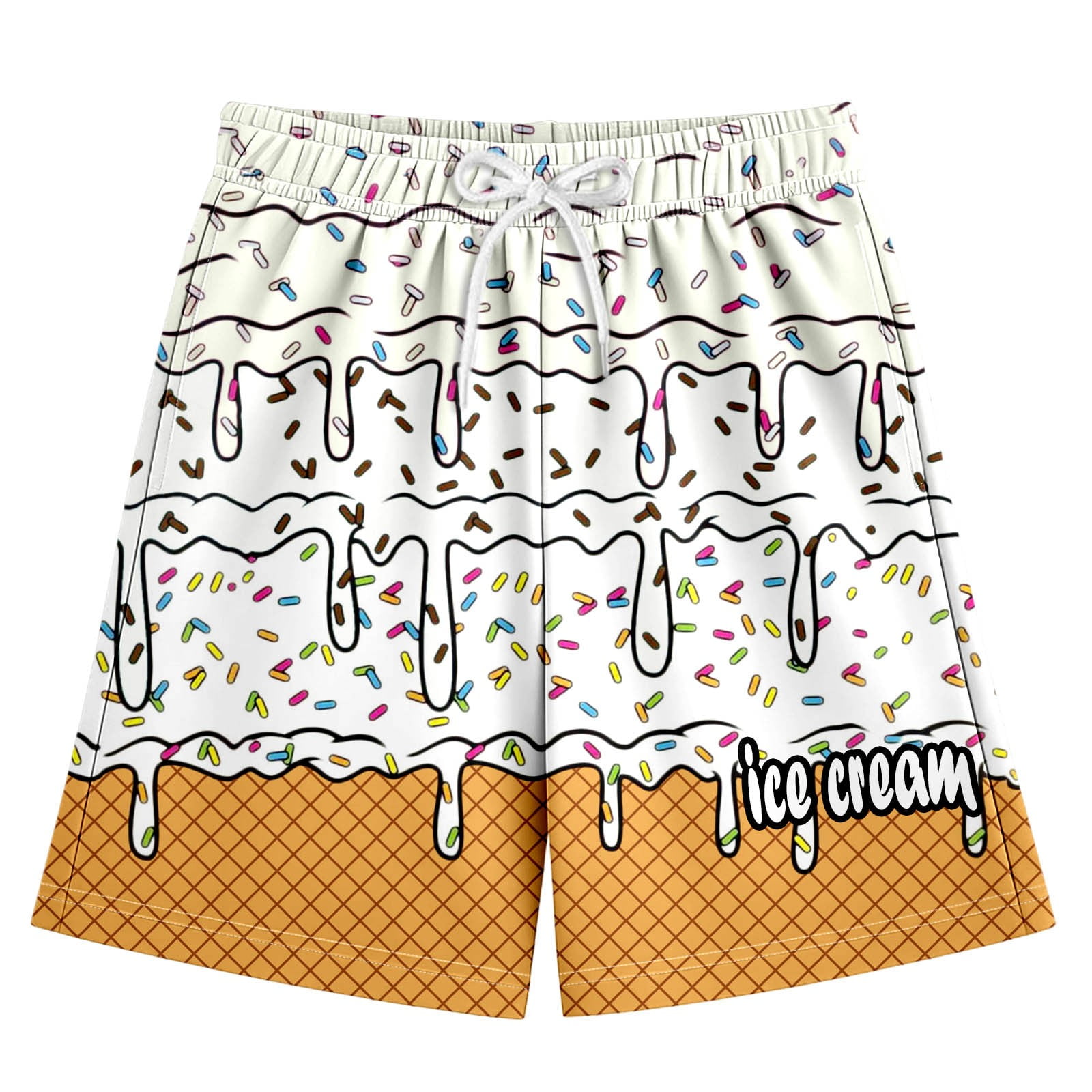 BloomJoy Toddler 2-14T Ice Cream Shorts Boy Girl Summer Beach Preppy ...