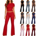 Bloomae Women's 2 Piece Athletic Outfits Matching Lounge Sets Short ...