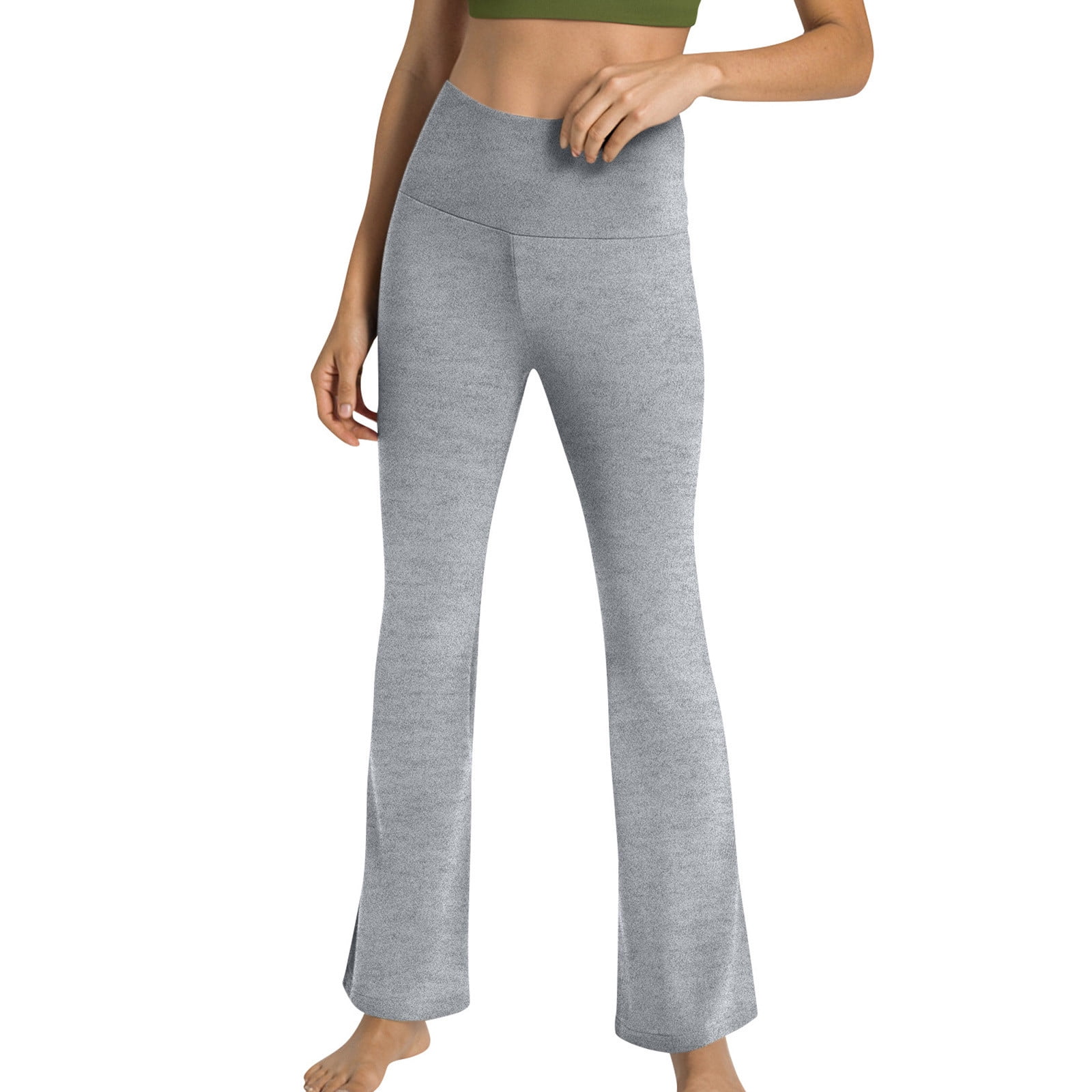 Bloomae Women's Wide Leg Yoga Pants Bootcut Workout Flare Leggings ...