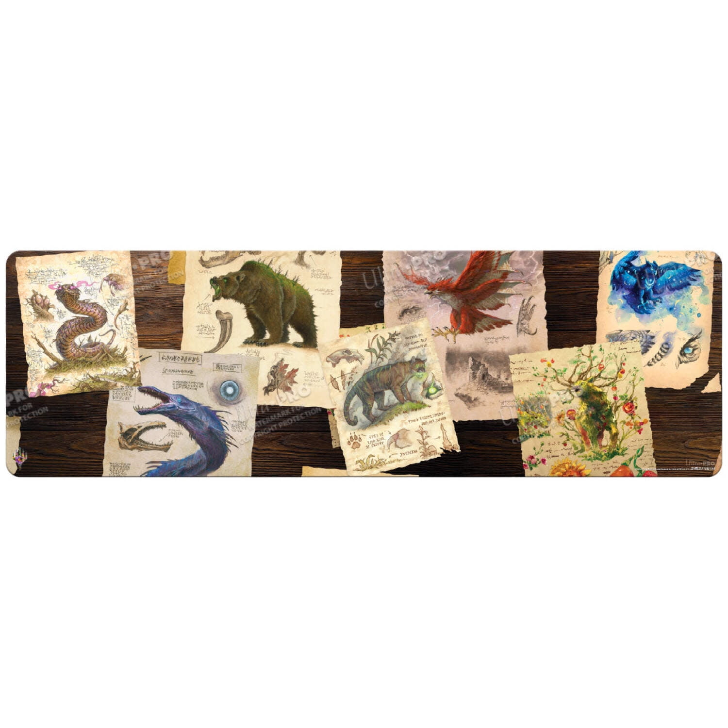 Bloomburrow Calamity Beasts Field Notes 8ft Table Playmat for Magic ...