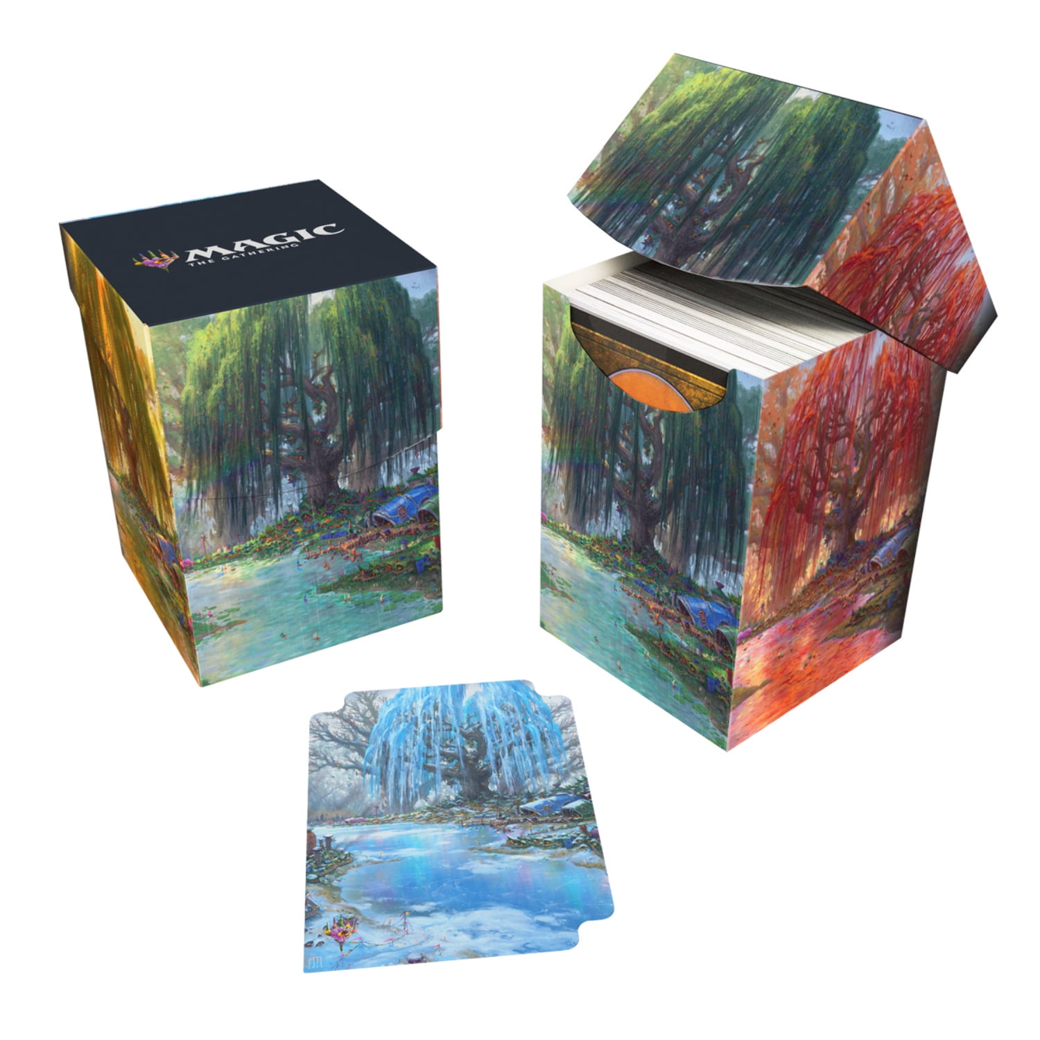 Bloomburrow Season Lands: Three Tree City (Summer) 100+ Deck Box® Multi ...