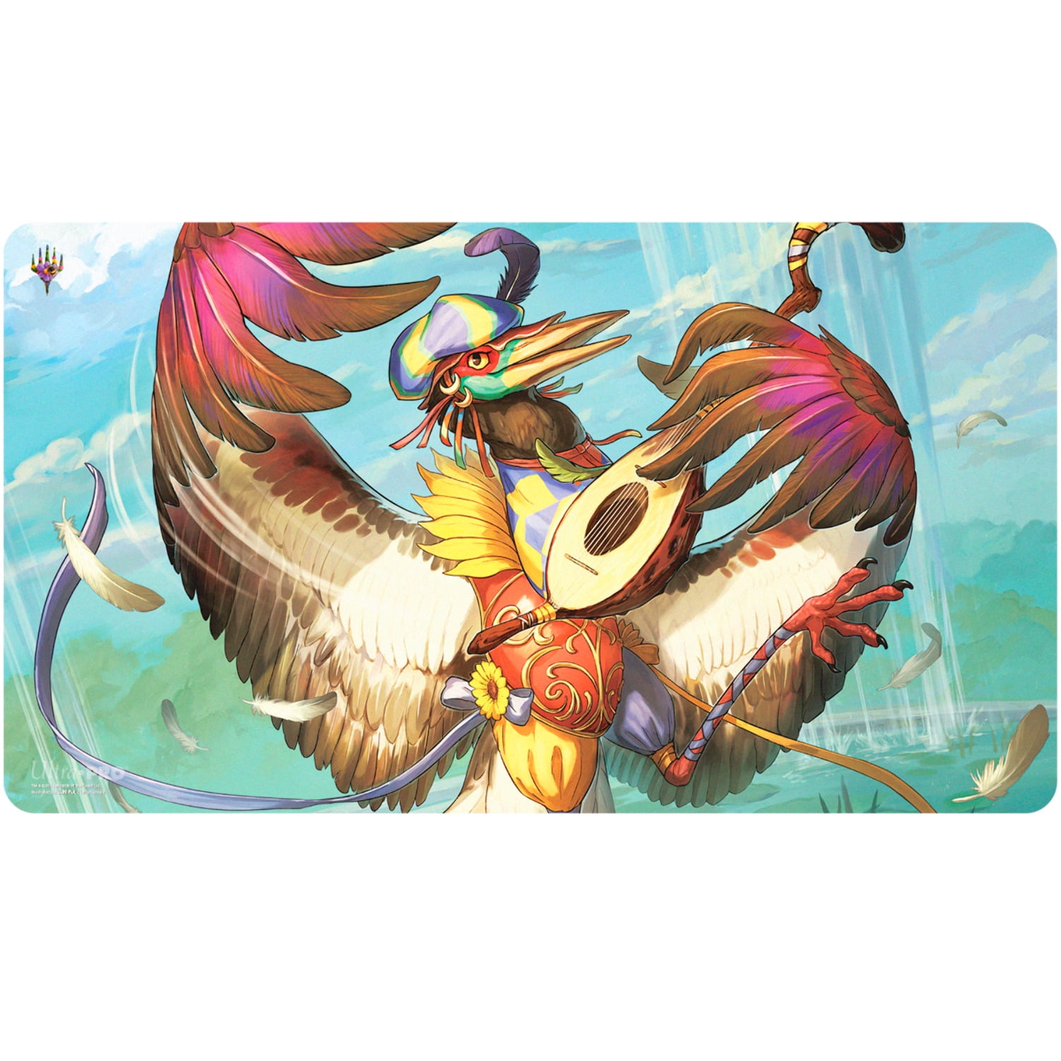 Bloomburrow Zinnia, Valley’s Voice Playmat for Magic: The Gathering ...