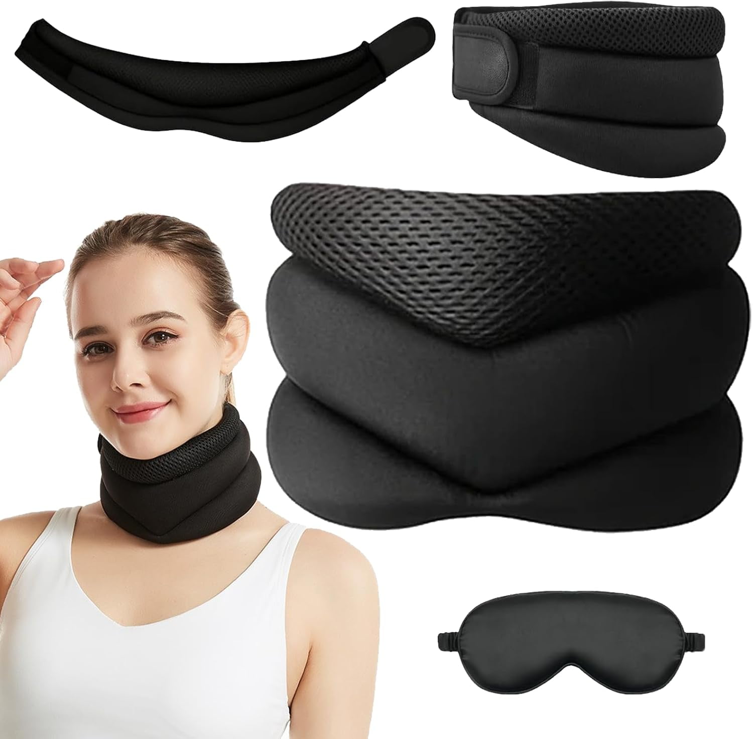 Bloomella Anti Sleep Apnea Neck Brace, 2025 Neck Support for Snoring ...