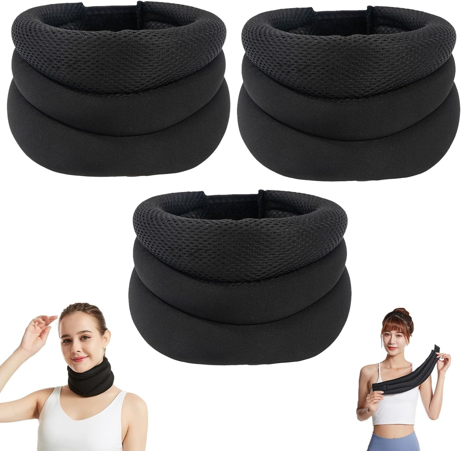 Bloomella Anti Sleep Apnea Neck Brace, Adjustable 3-Stage Neck Support ...