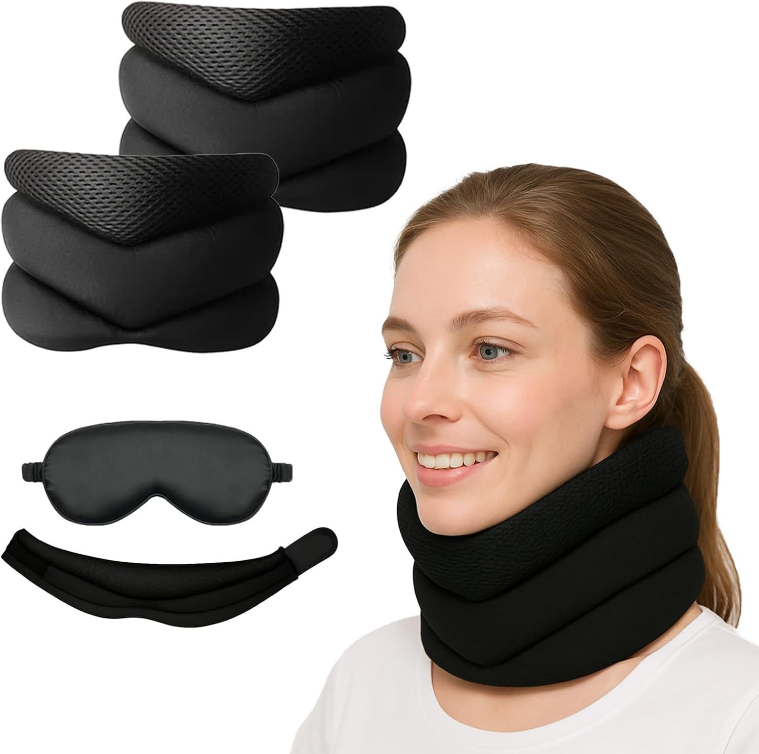 Bloomella Anti Sleep Apnea Neck Brace, Bloomella Neck Support for ...
