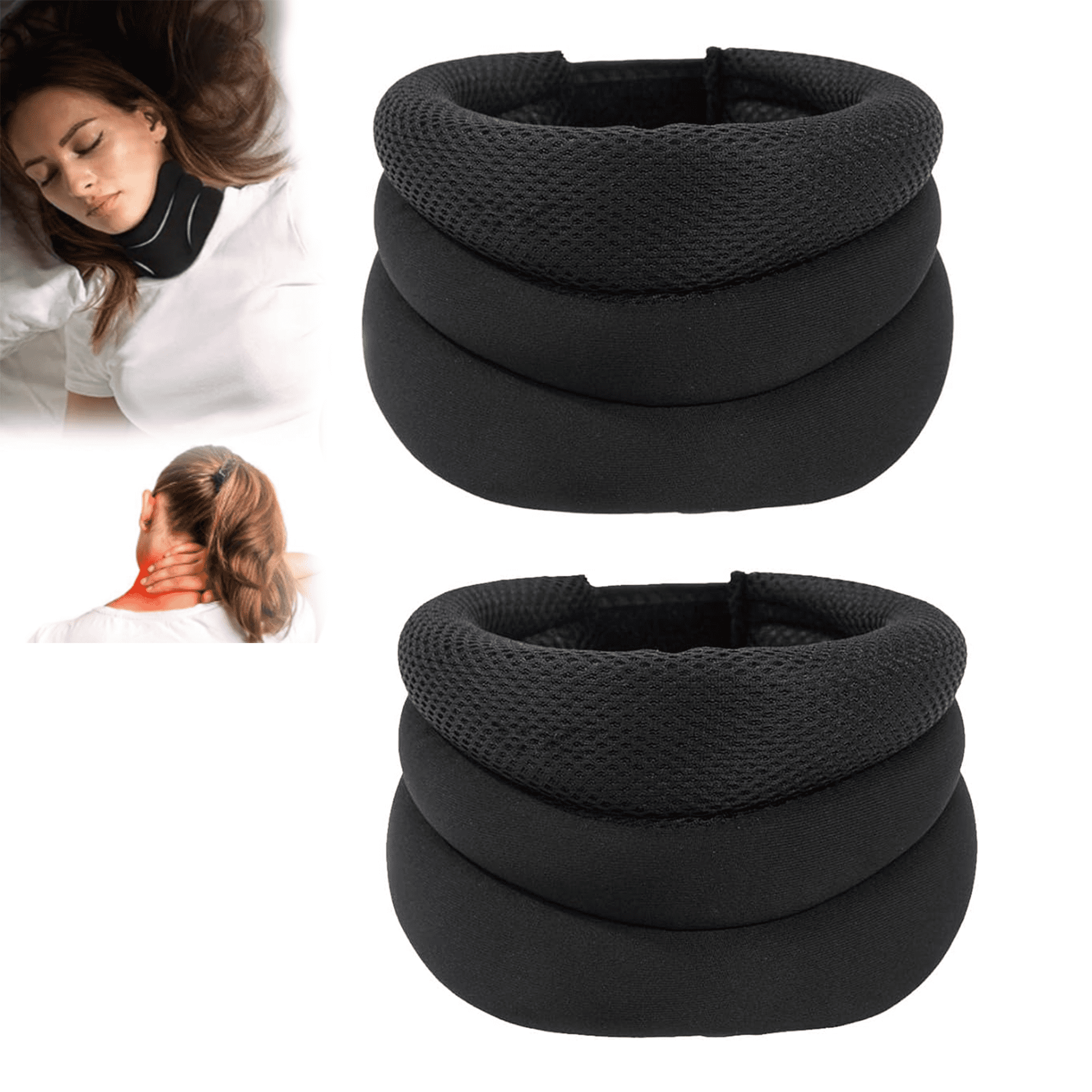 Bloomella Anti Sleep Apnea Neck Brace for Snoring Relief, Anti-Snoring ...