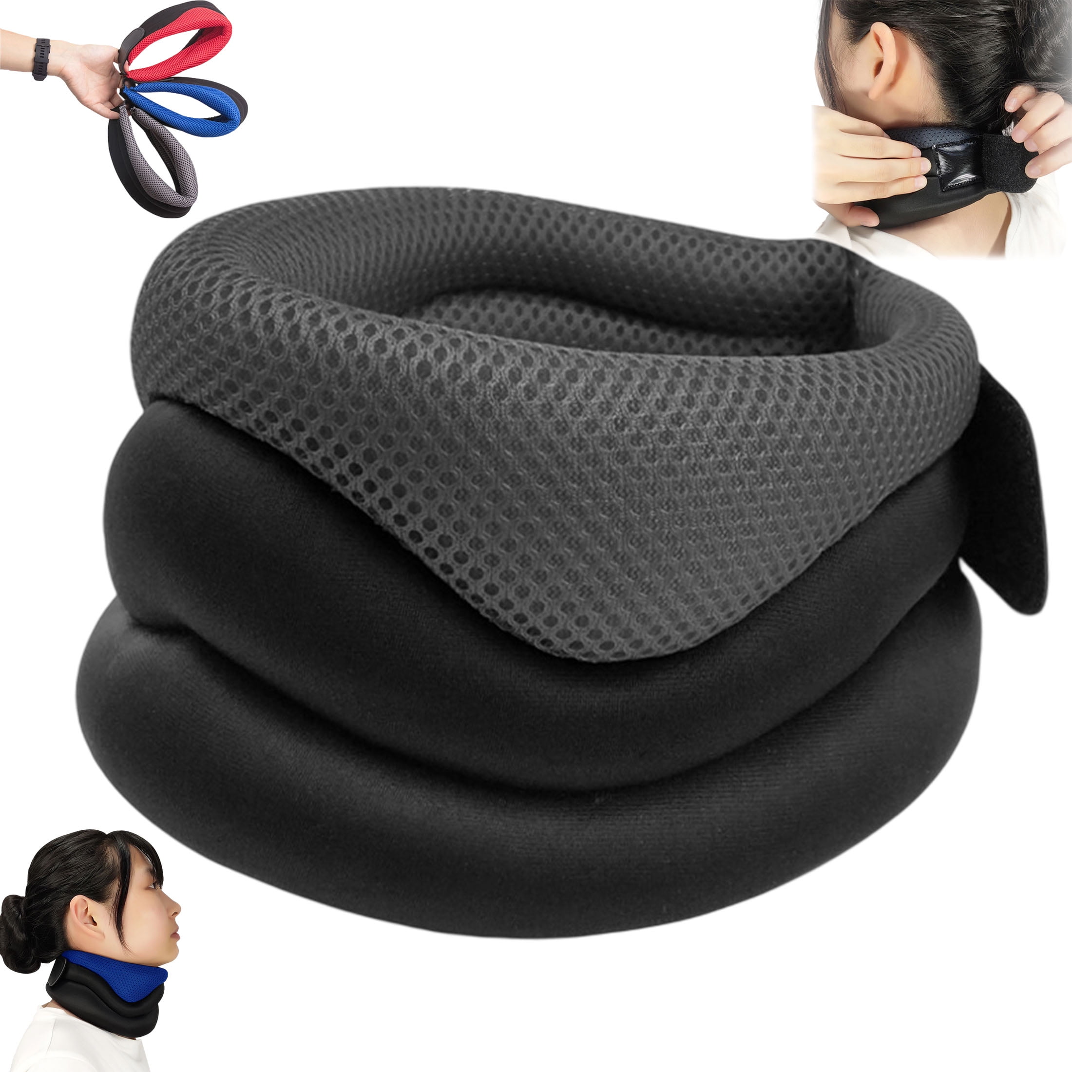 Bloomella Anti Sleep Apnea Neck Brace - Soft Foam Adjustable Neck Brace ...