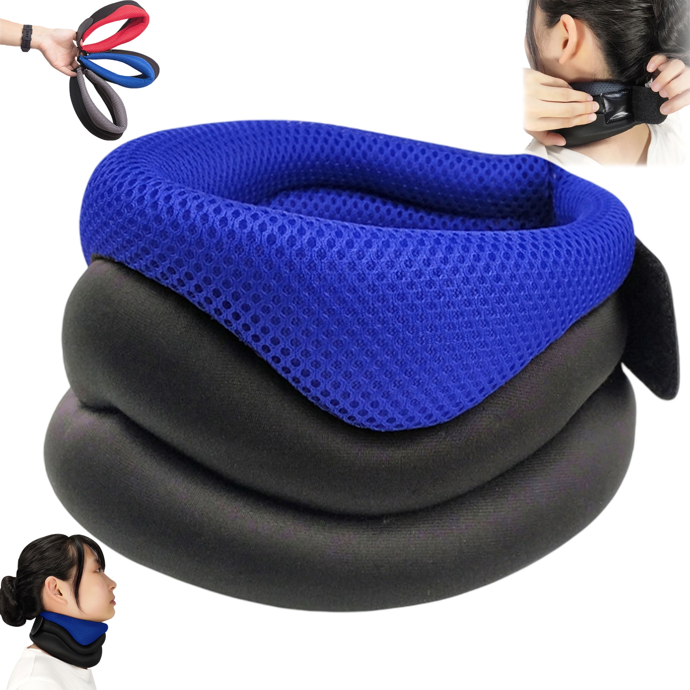 Bloomella Anti Sleep Apnea Neck Brace - Soft Foam Adjustable Neck Brace ...