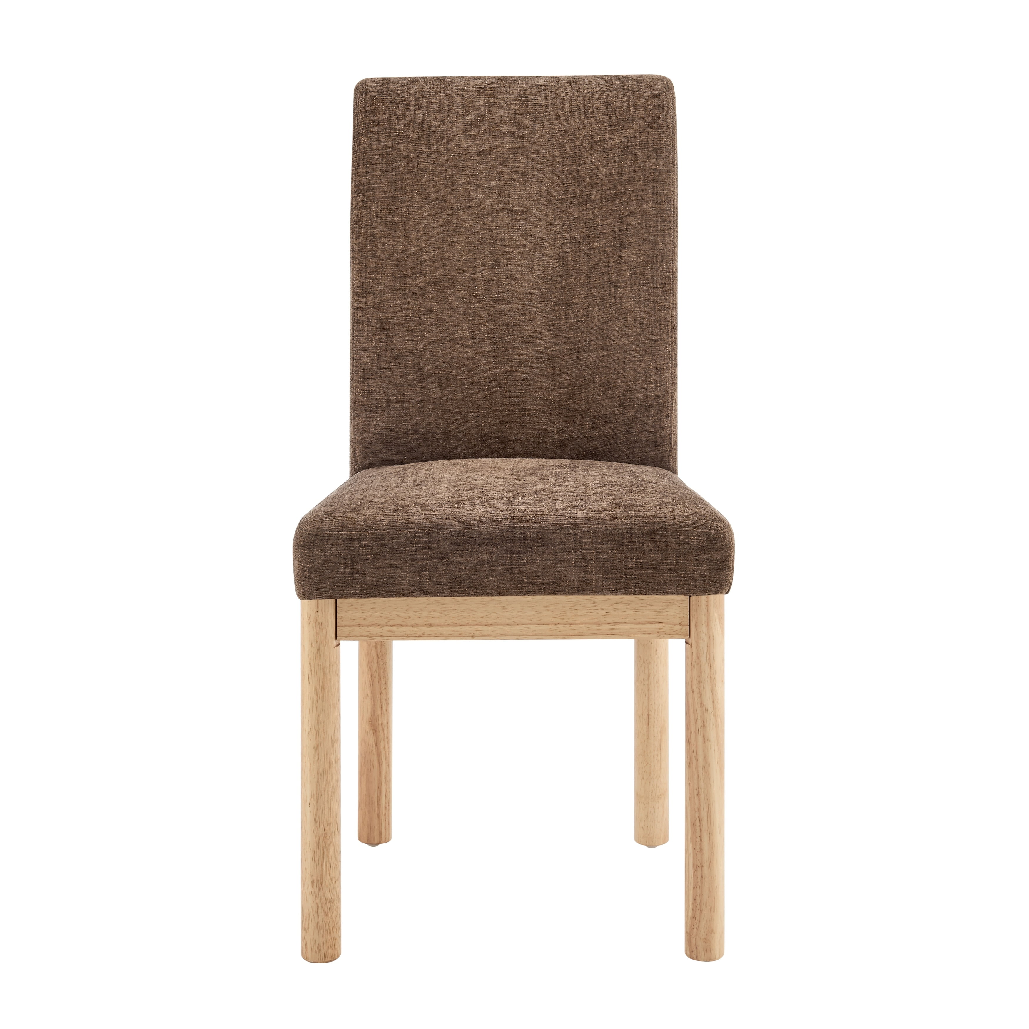 New Pacific Direct Bloomfield Fabric High-Back Dining Chair in Brown ...