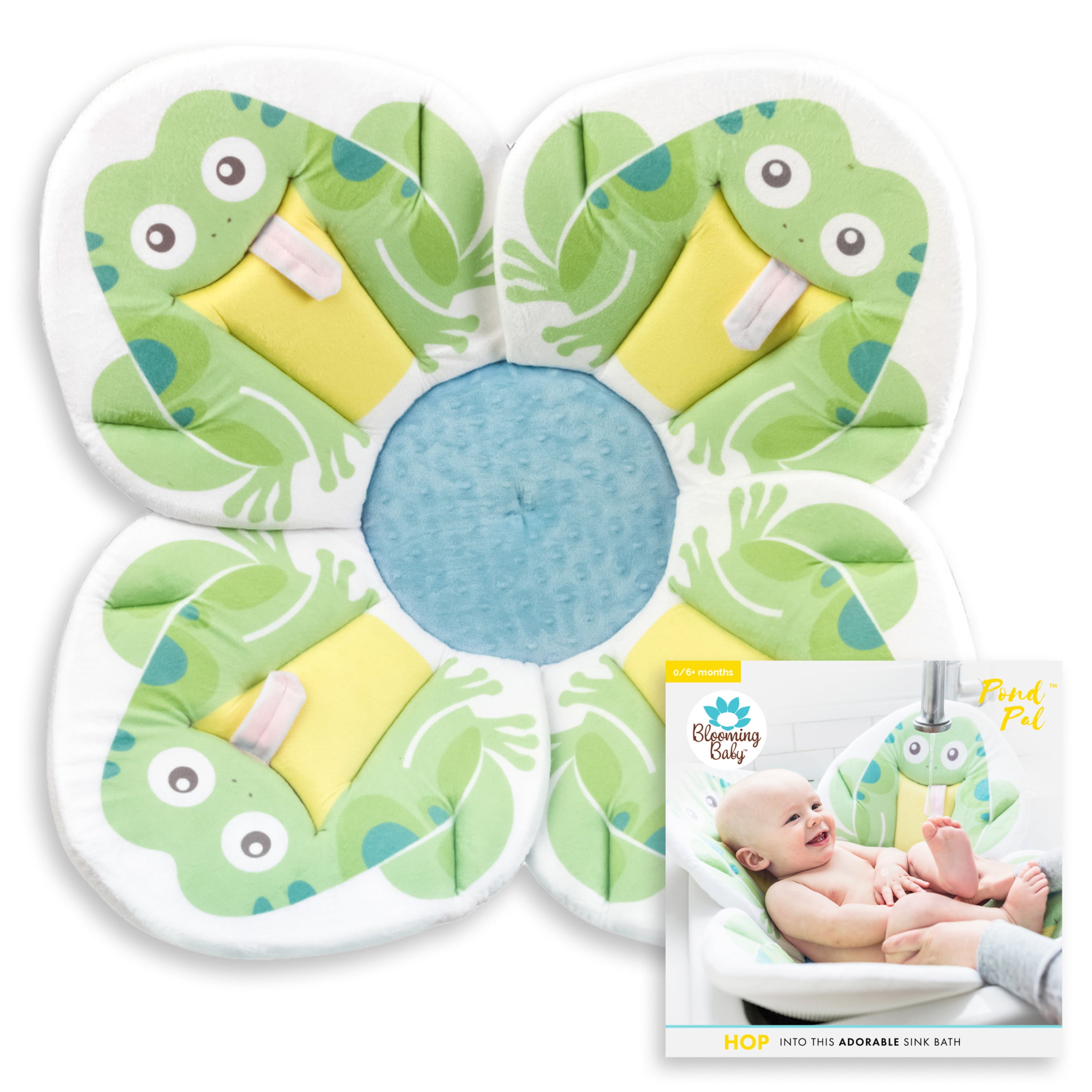 Blooming Bath Pond Pal Baby Bath Seat - Sink Baby Bath Insert, Frog ...