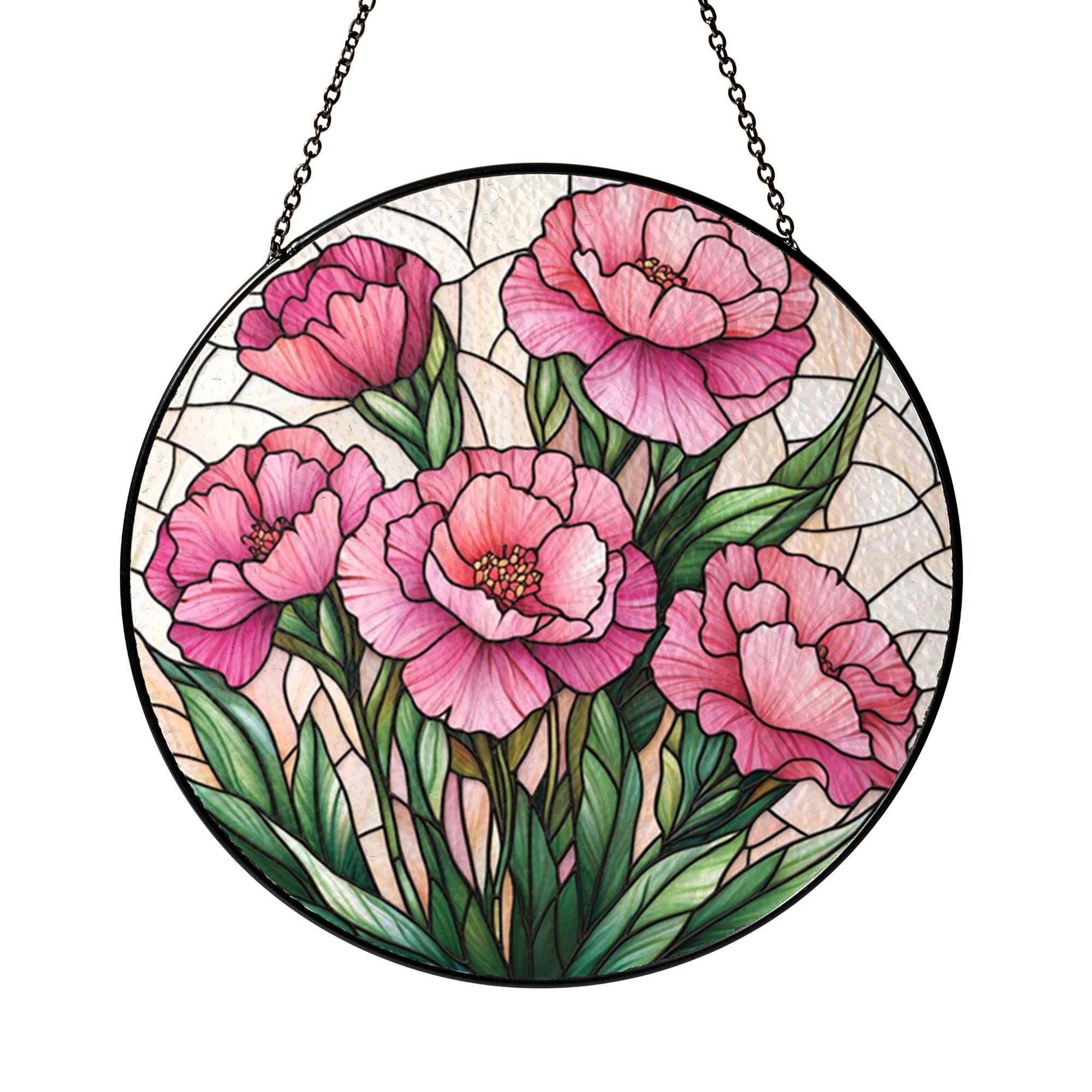 Blooming Flower Collection Stained Glass Window Art Suncatcher2301 ...