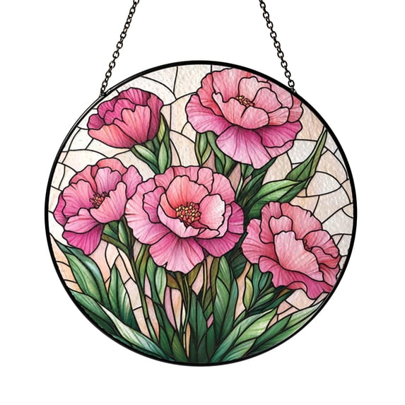 Blooming Flower Collection Stained Glass Window Art Suncatcher2301 ...