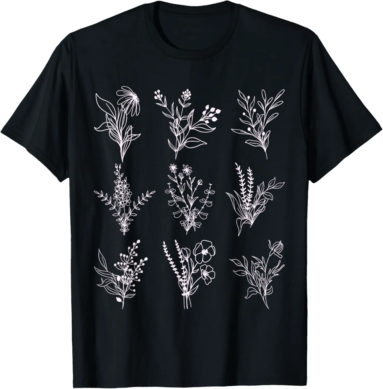 Blooming Flowers Gardening Floral Wildflower T-Shirt - Walmart.com