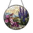Blooming Foxglove Garden Stained Glass Suncatcher – Artistic Window ...