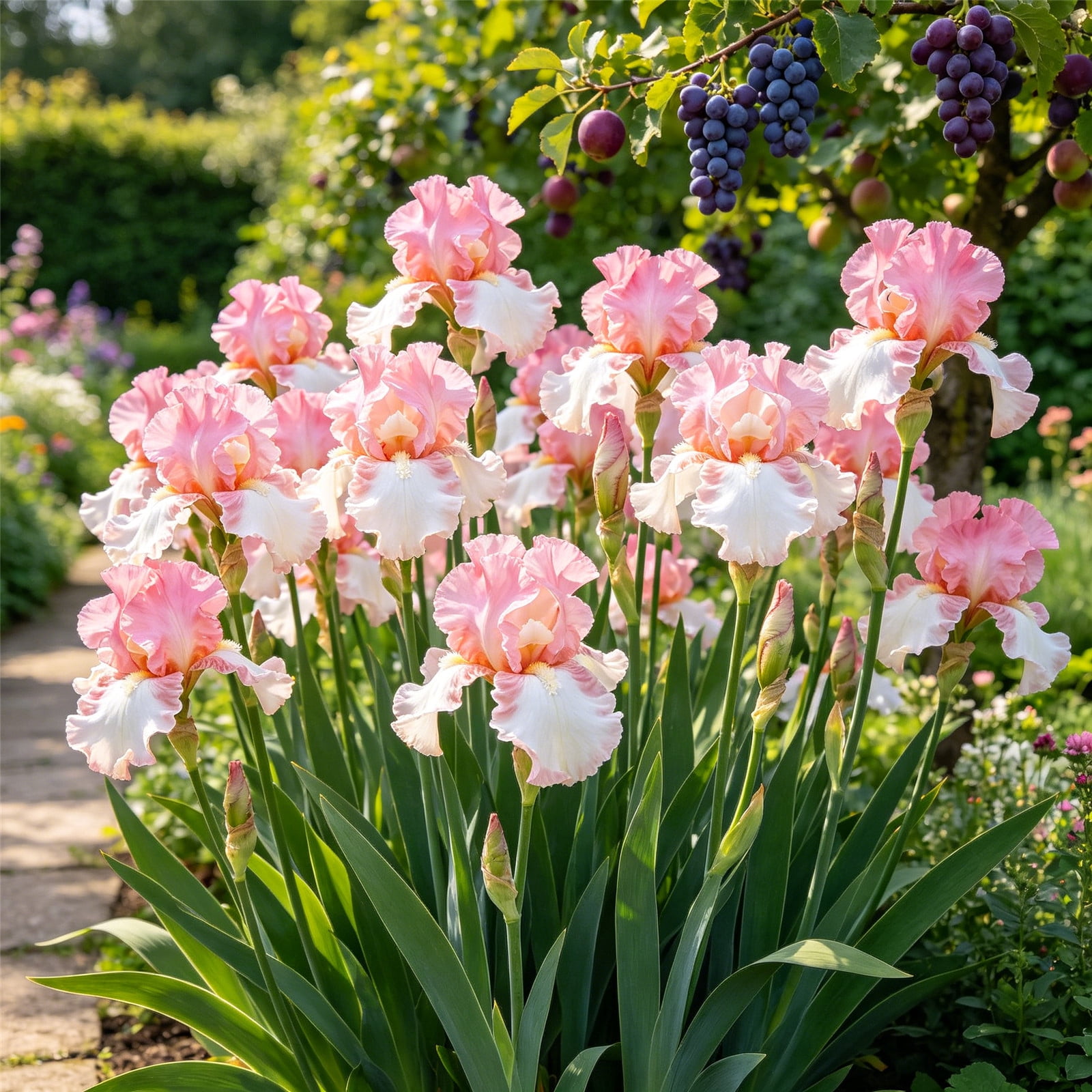 Blooming Iris - Tall and sturdy - Freeze-resistant - Ideal for garden ...