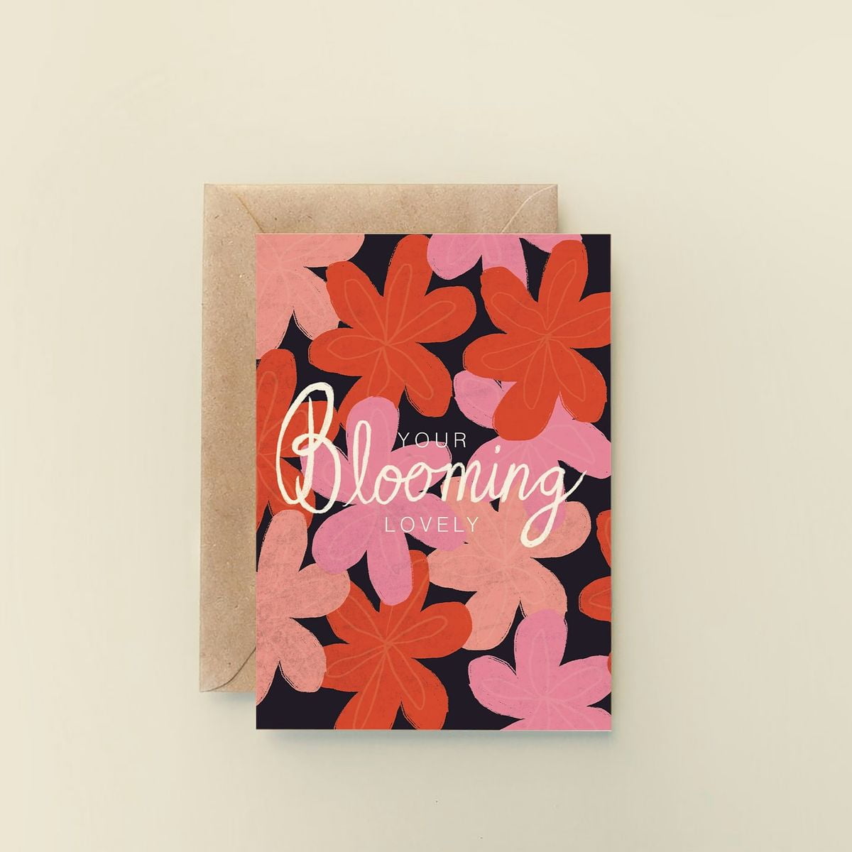 Blooming Lovely Greeting Card – Floral Design for Celebrations ...
