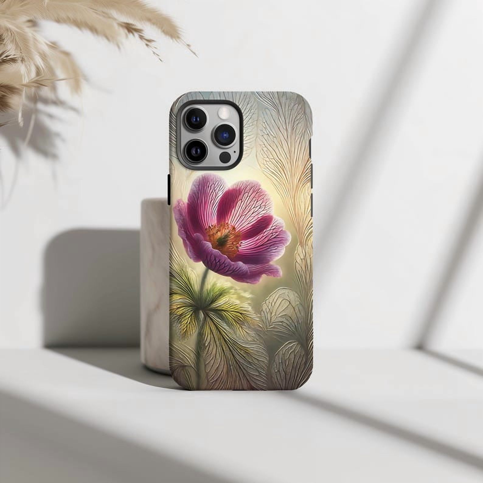 Blooming Orchid Floral Aesthetic Phone Case for iPhone 11 12 13 14 15 ...